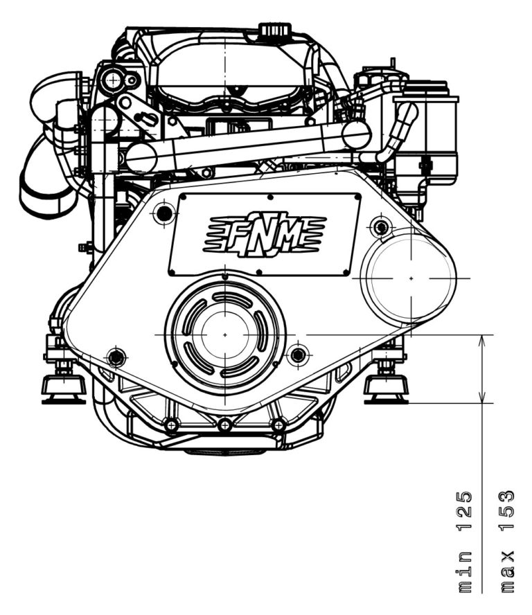 Marine Engines 30HPE | FNM Marine Diesel Engine