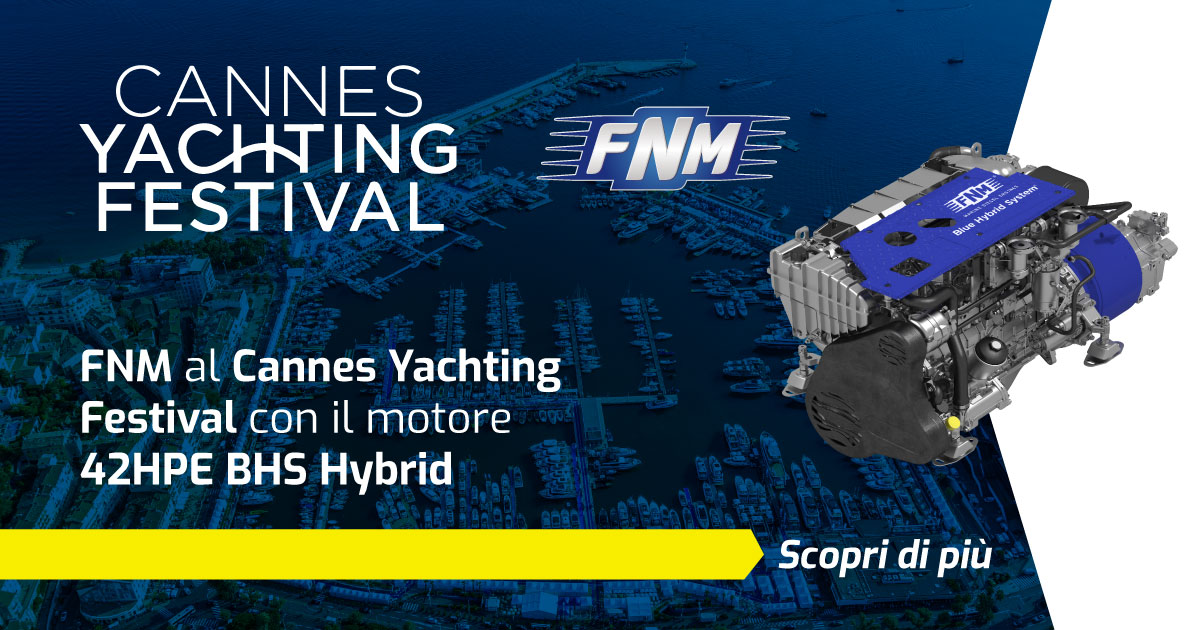 FNM al Cannes Yachting Festival con il motore 42HPE BHS Hybrid | FNM ...